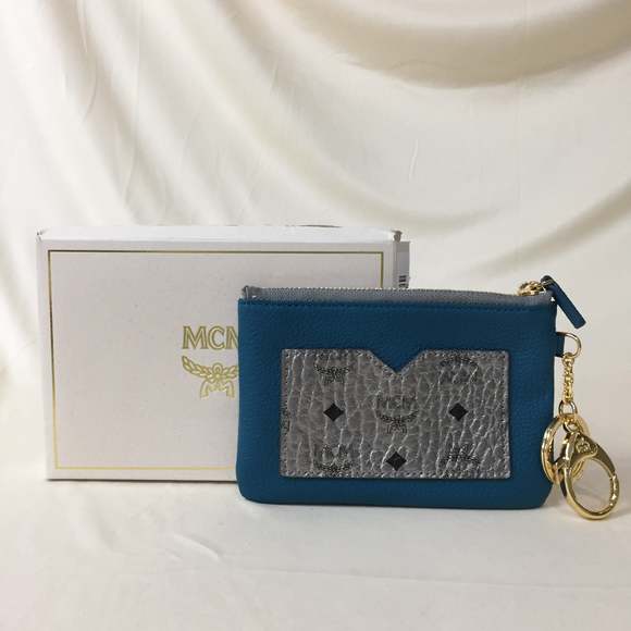 MCM | Bags | Mcm Brand New Blue Coin Purse | Poshmark